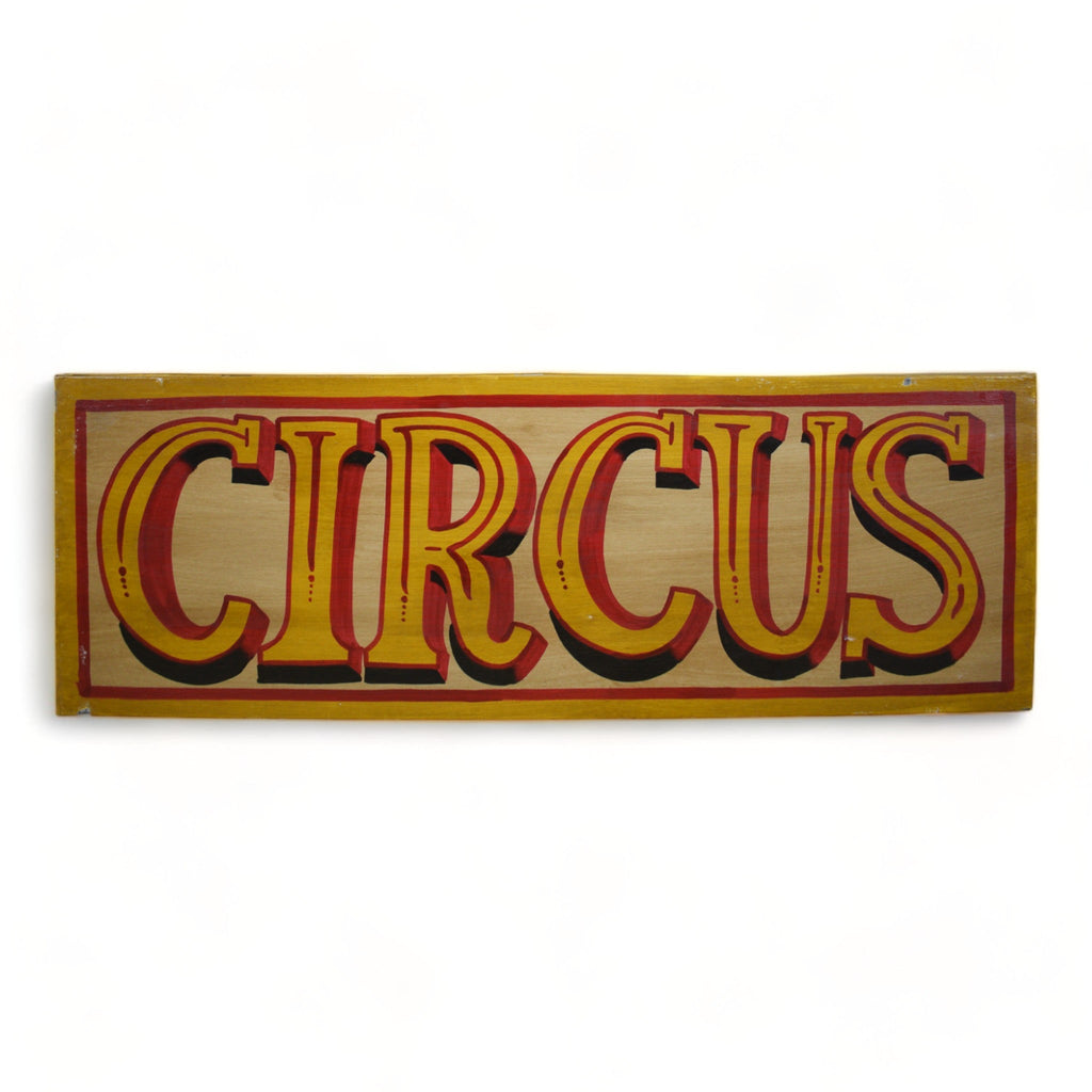 MILL-910/2 Wooden Board 'CIRCUS' Sign C44 – MILLWARDS B2B